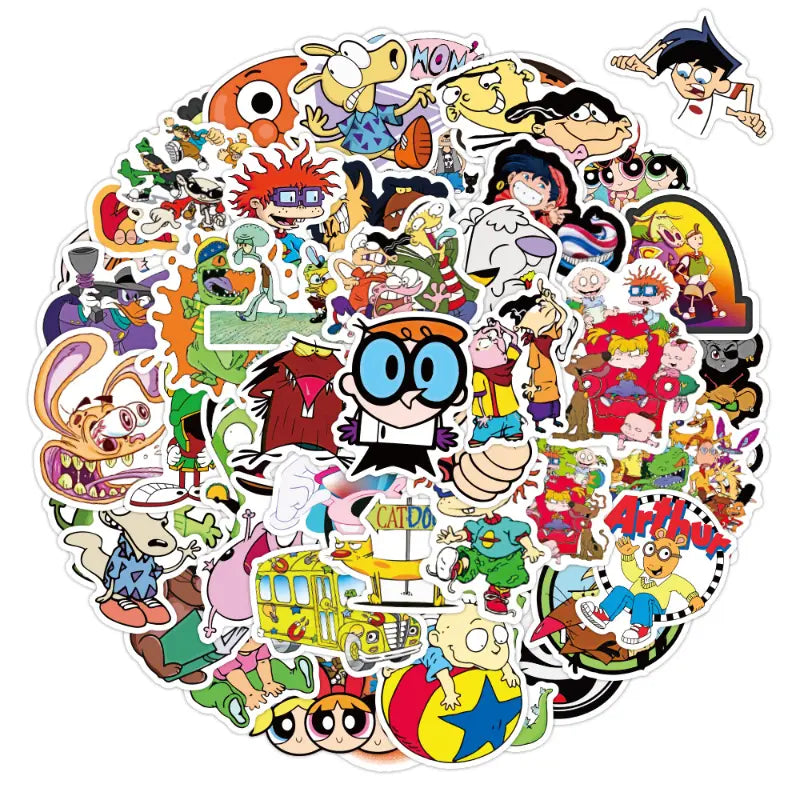 Nickelodeon Stickers – Obscurityshop