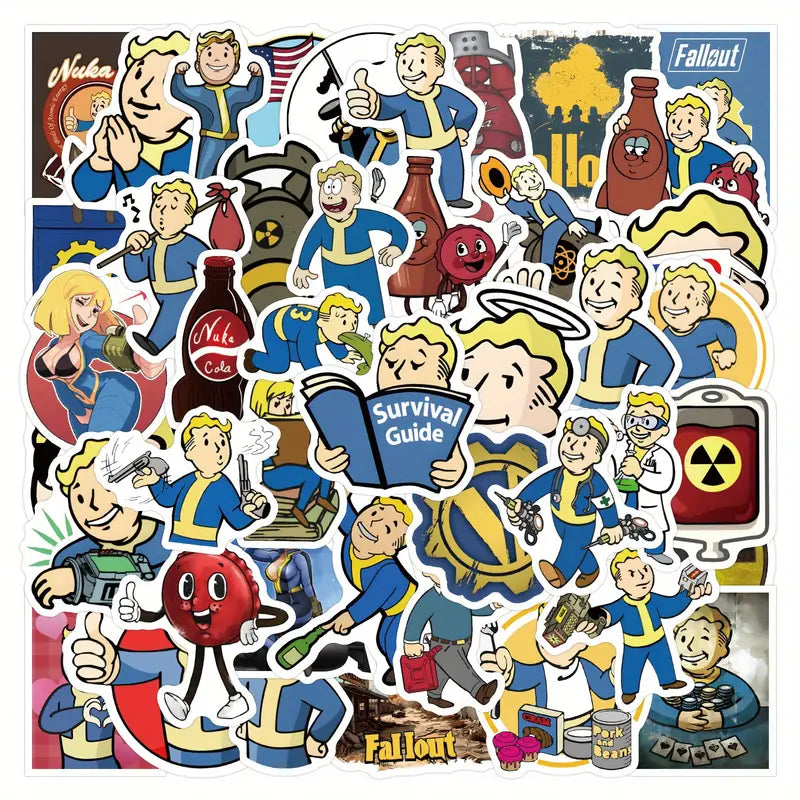 Fallout Assorted Stickers – Obscurityshop